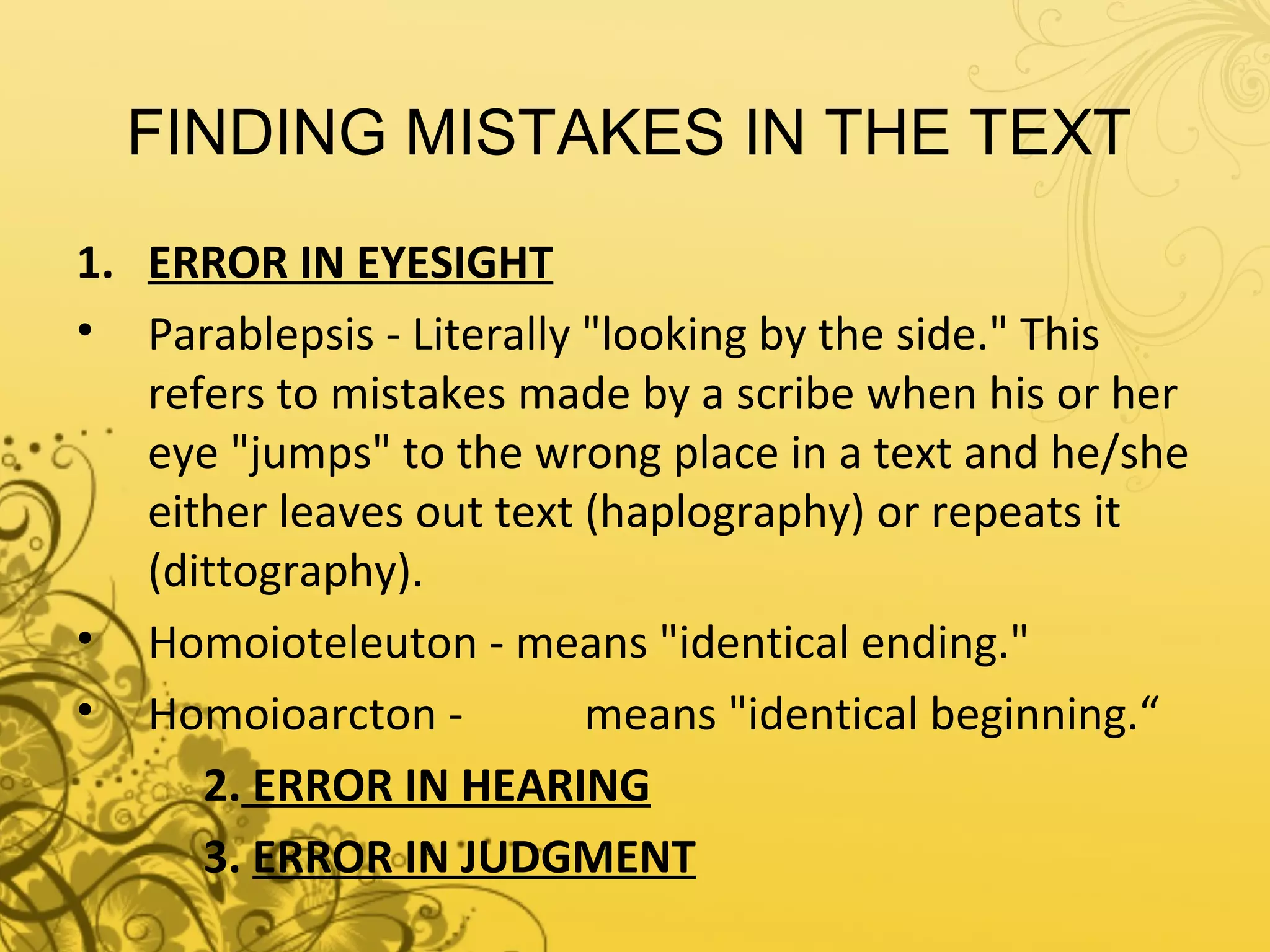 The Scripture - The World Behind the Text | PPT