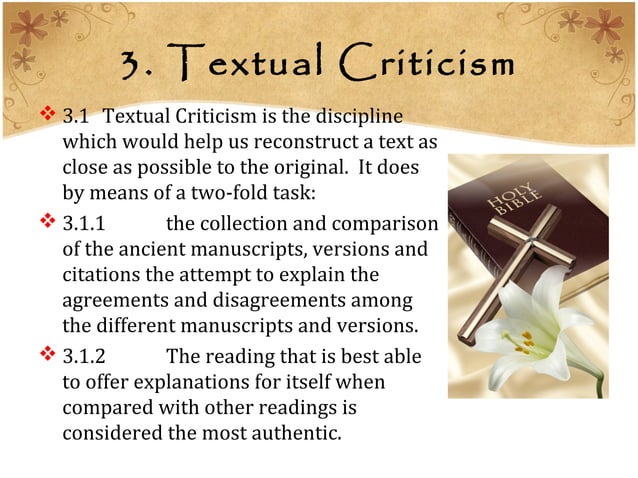 The Scripture - The World Behind the Text | PPT