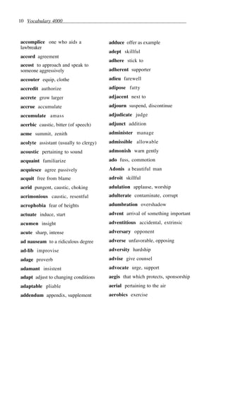 The 4000 english words | PDF