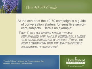 The 40 70 Rule Powerpoint | PPT