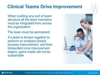 The 4 Clinical Teams Needed to Drive Sustainable Improvement | PPT