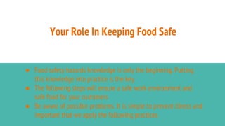 The 4 keys to food safety | PPT