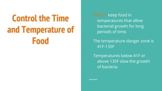 The 4 keys to food safety | PPT