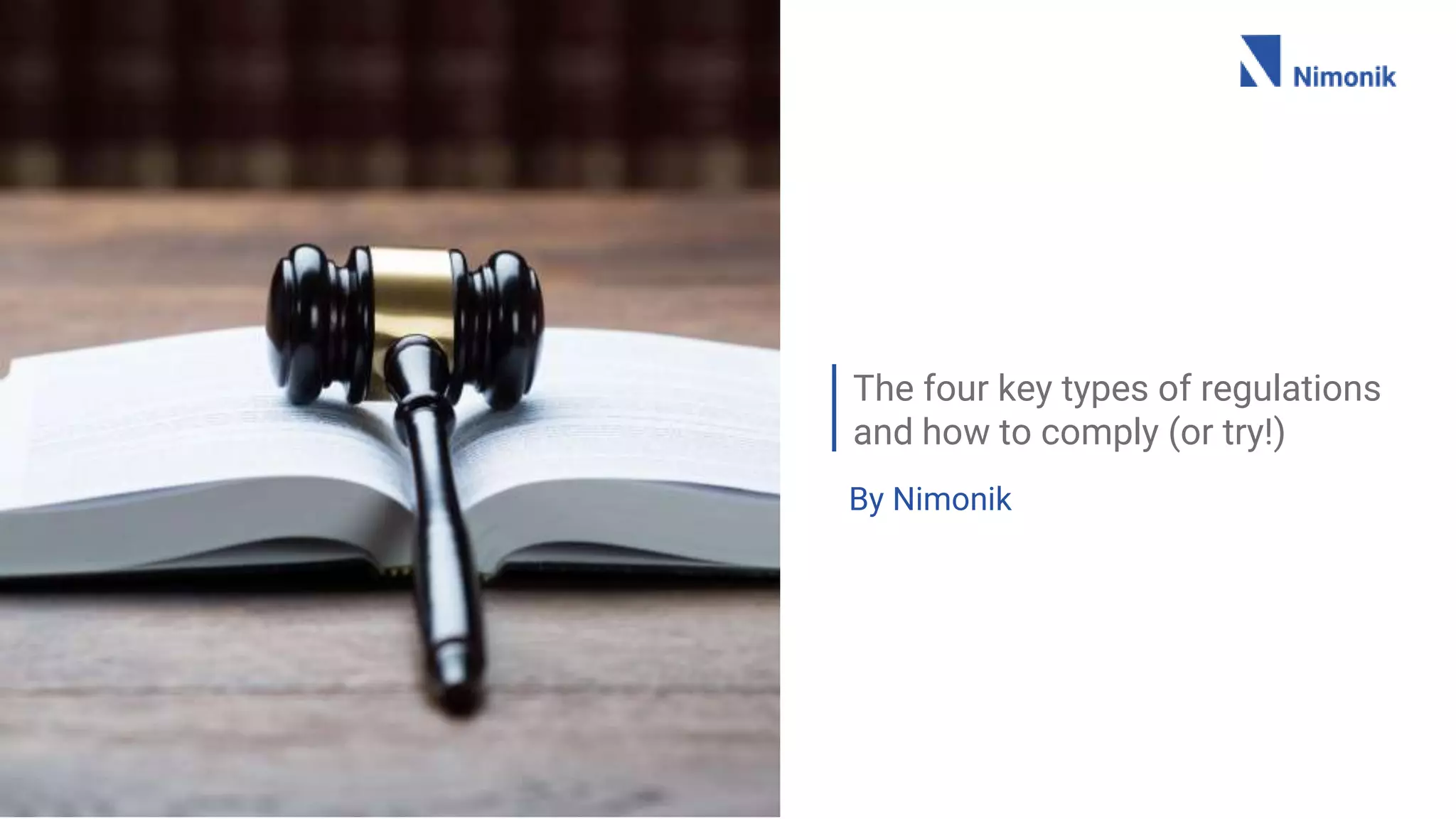 The 4 key types of regulations and how to comply (3) | PPTX | Business ...