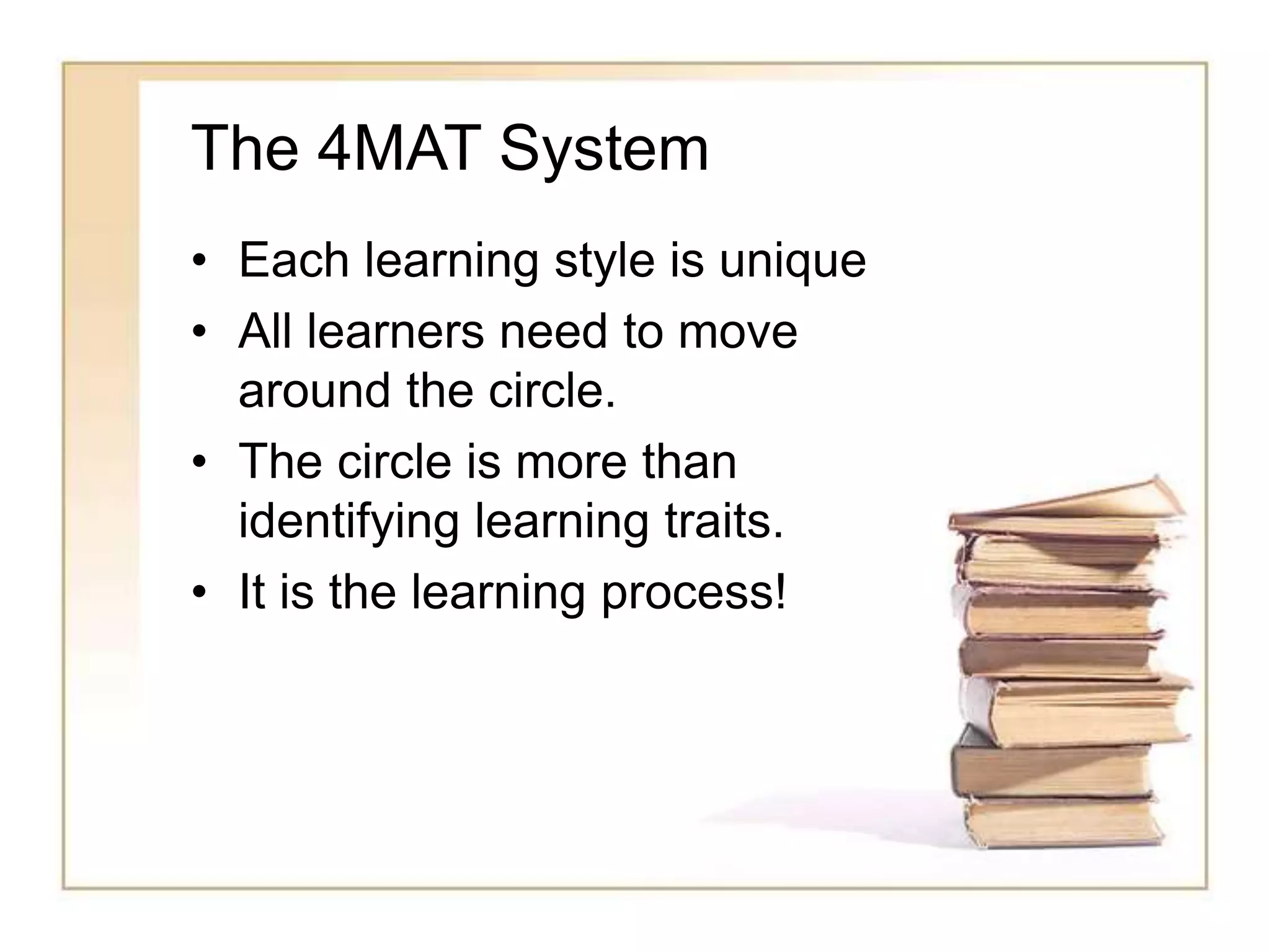 The 4MAT system | PPT