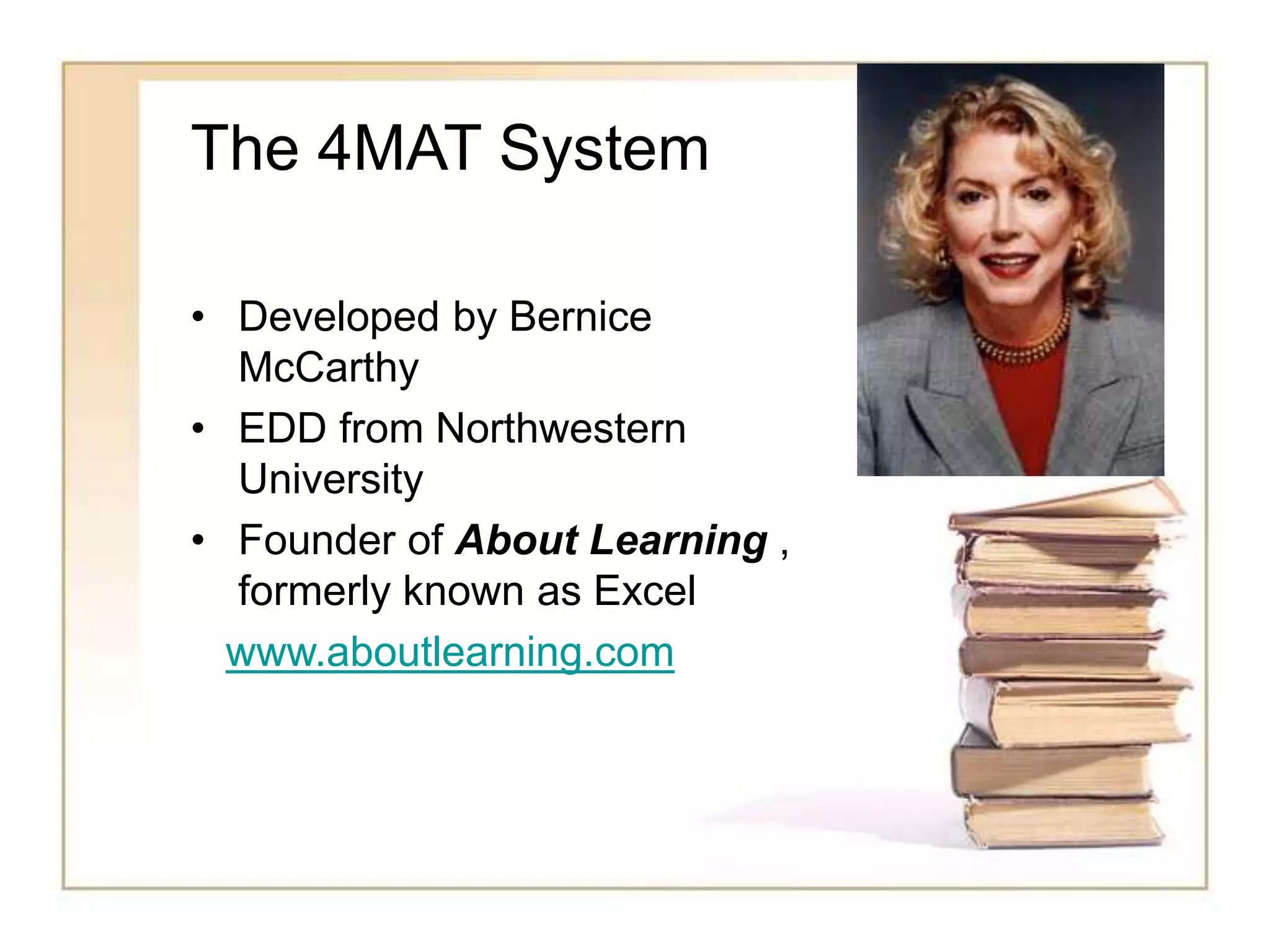 The 4MAT system | PPT