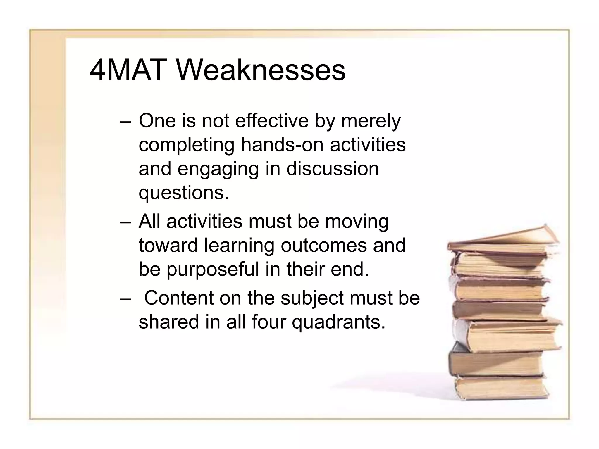 The 4MAT system | PPT