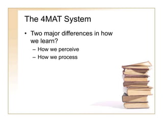 The 4MAT system | PPT