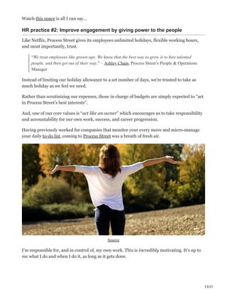 The 4 netflix hr practices that took us from average to awesome | PDF