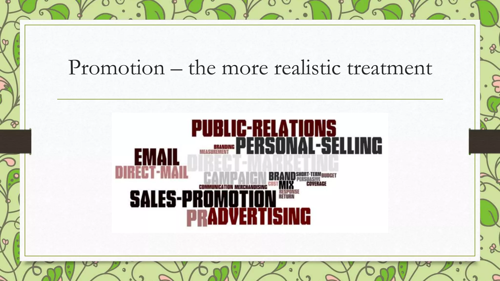 The 4 peas of marketing | PPT