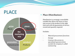 The 4 p's of marketing mix | PPTX