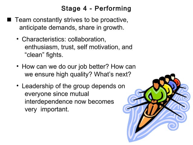 The 4 stages of team development | PPT