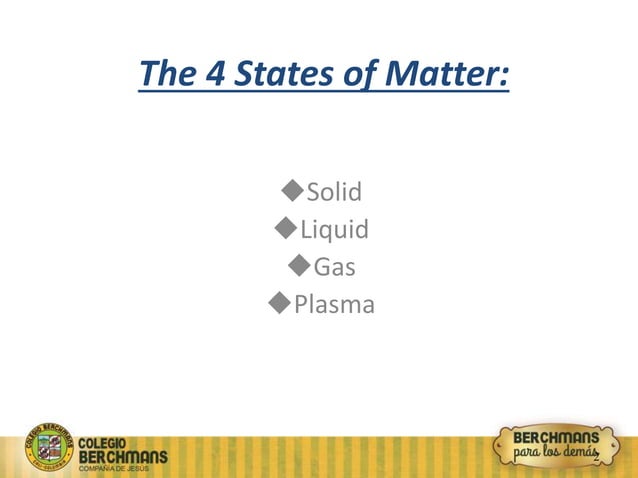 The 4 states of matter | PPTX