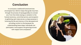The 4 Steps of a Traditional Funeral Service | PDF