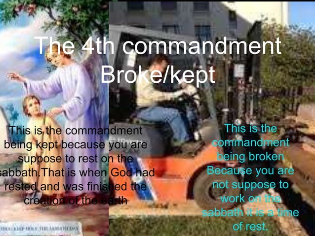 The 4th commandment noah butler v2 | PPT