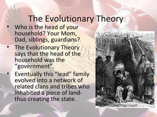 Force Theory Of Origin Of State