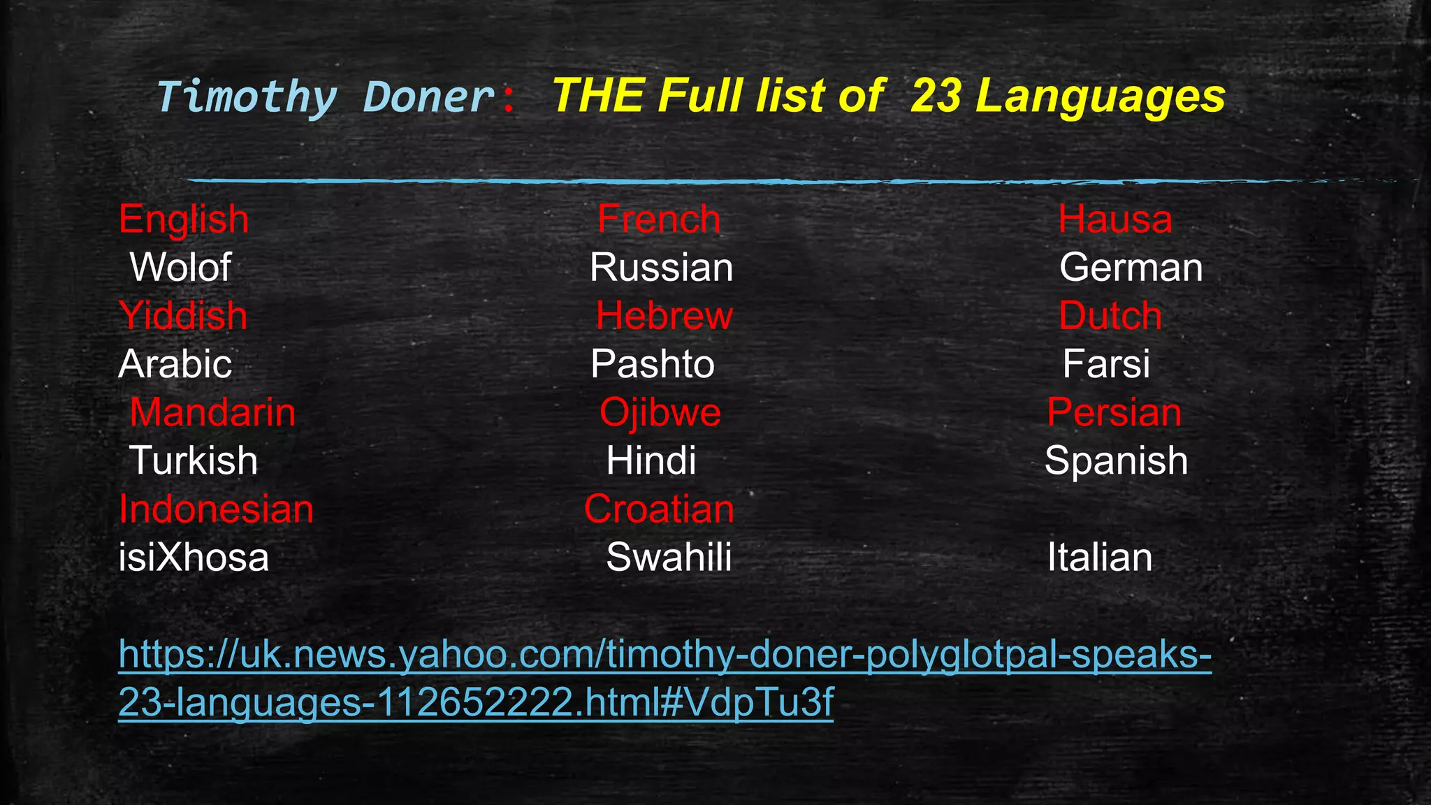 The 5 minute linguist | PPTX