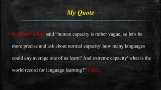 The 5 minute linguist | PPT