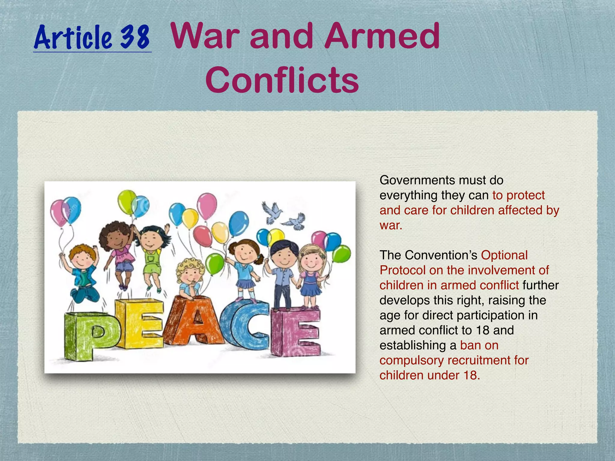 The 54 articles of the un crc | PDF