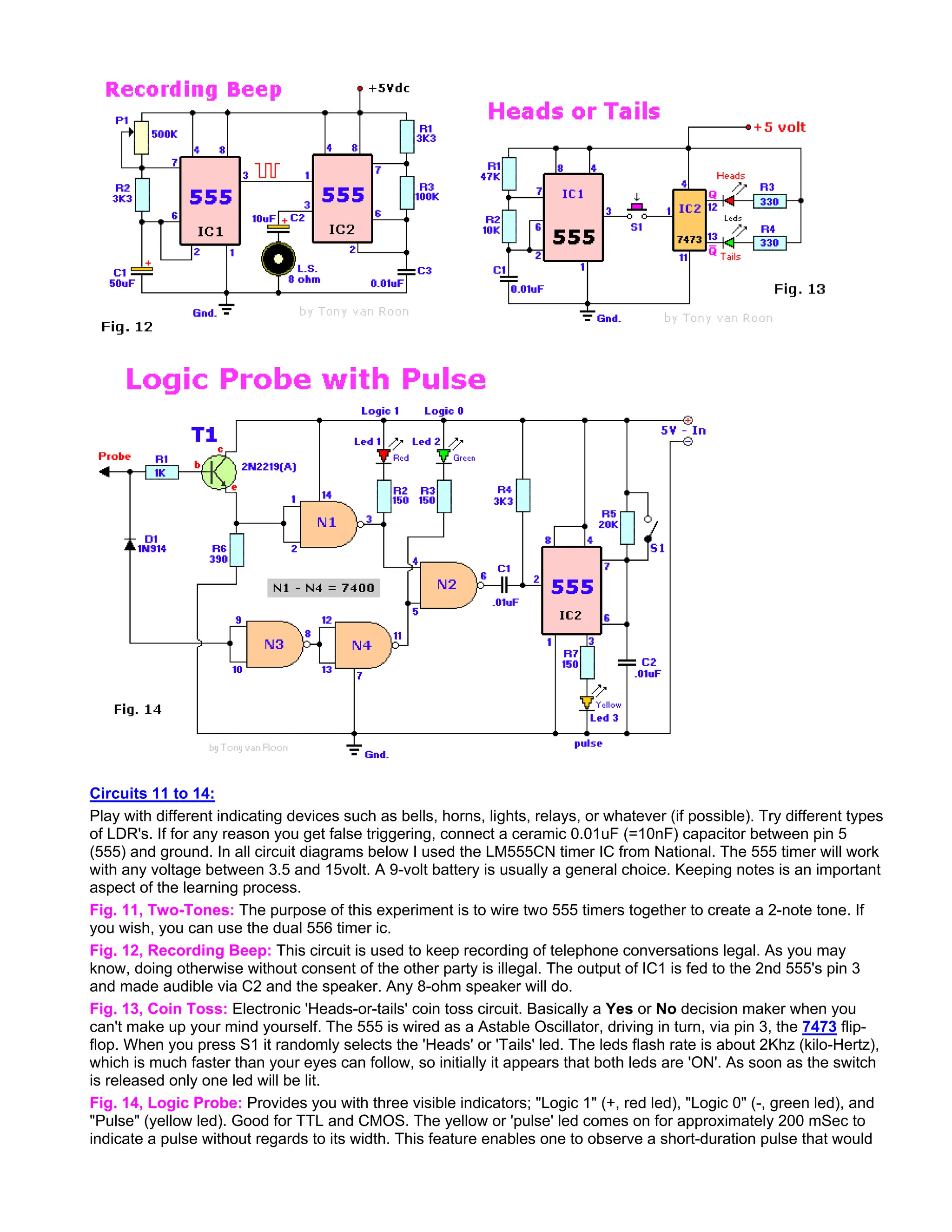 Descripción del CI 555 para uso de estudiantes | PDF