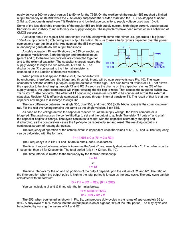 Descripción del CI 555 para uso de estudiantes | PDF