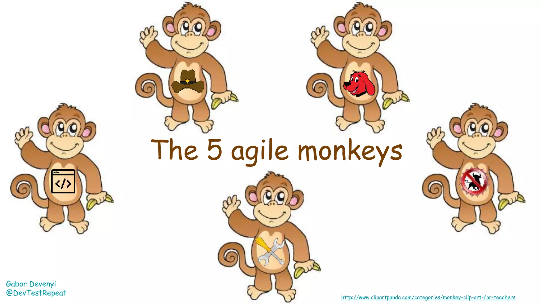 The 5 agile monkeys | PPT