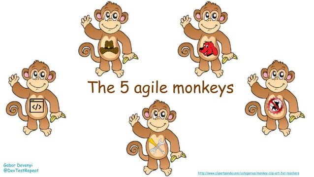 The 5 agile monkeys | PPTX