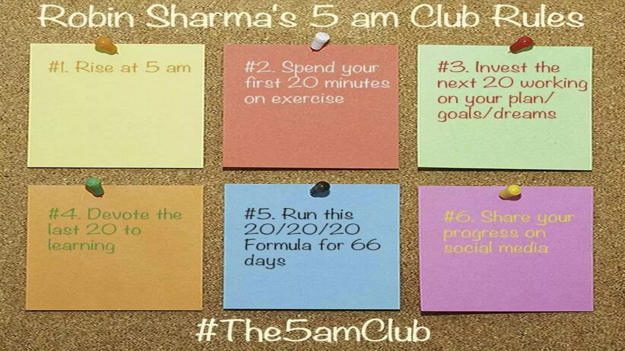 The 5 am club | PPTX
