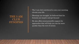 THE 5 AM CLUB.pptx