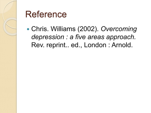 The 5 areas model by chis williams | PPTX