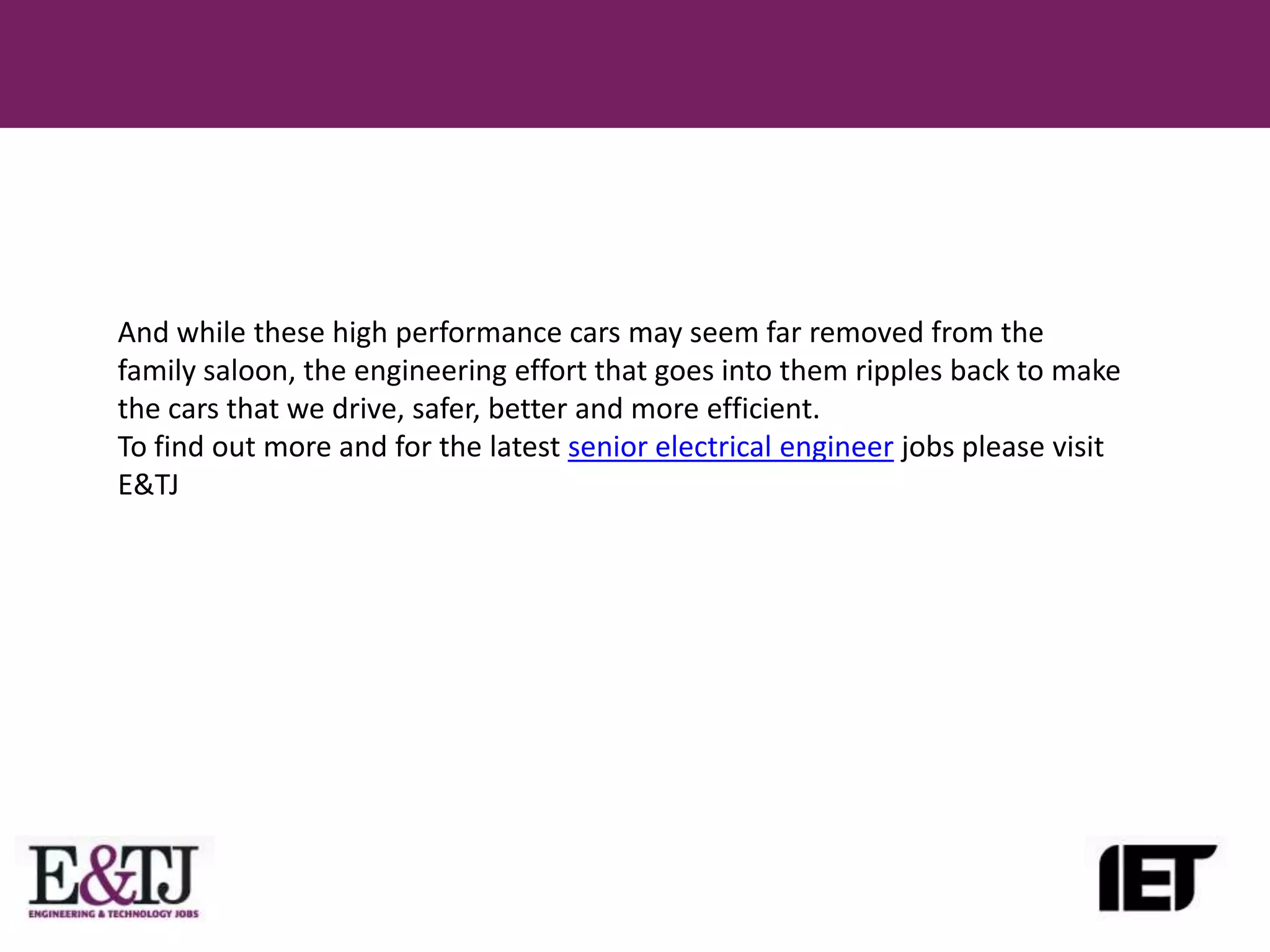 The 5 best engineered cars | PPTX