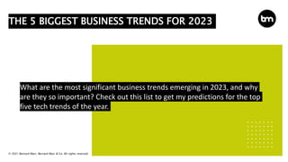 The 5 Biggest Business Trends For 2023 | PPTX