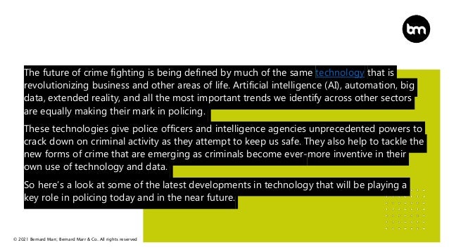 The 5 Biggest Tech Trends In Policing And Law Enforcement | PPTX