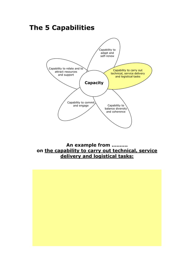 The 5 capabilities handout cards | PDF