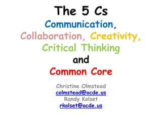 The 5 cs | PPTX