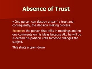 The 5 Dysfunctions of a Team | PDF