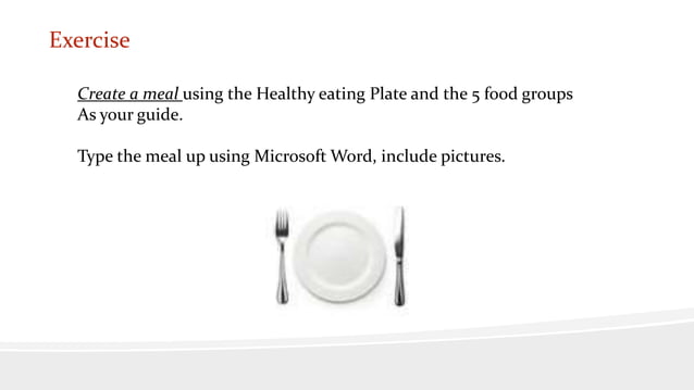 The 5 food groups powerpoint | PPTX