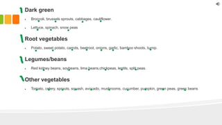 The 5 food groups powerpoint | PPTX