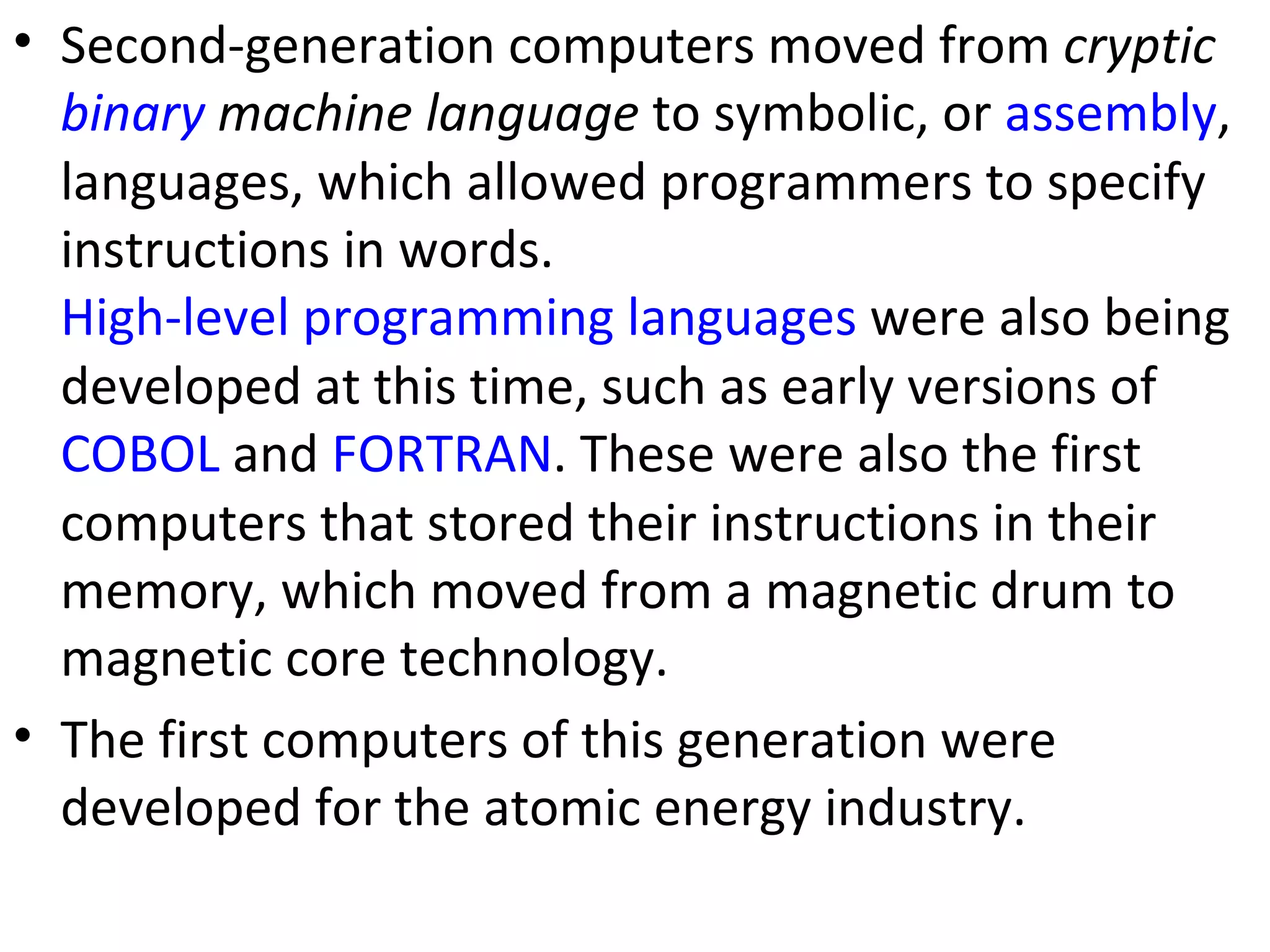 The 5 generations of computers | PPT