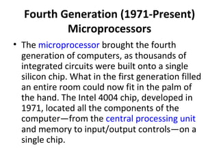 The 5 generations of computers | PPT