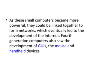 The 5 generations of computers | PPT