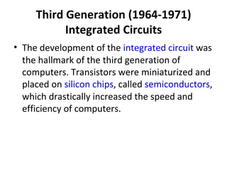 The 5 generations of computers | PPT