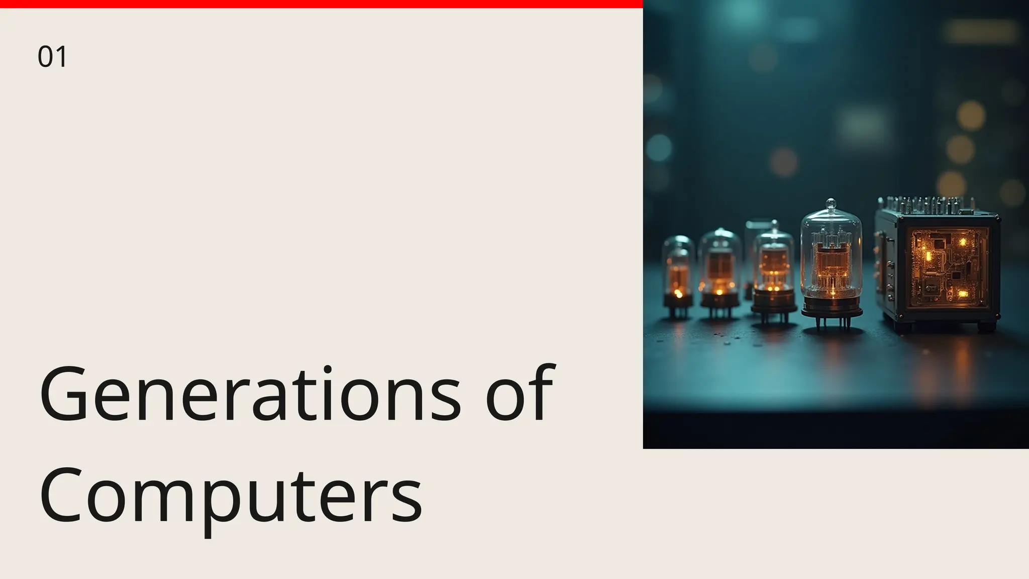 The 5 Generations of Computer something is hter | PPTX