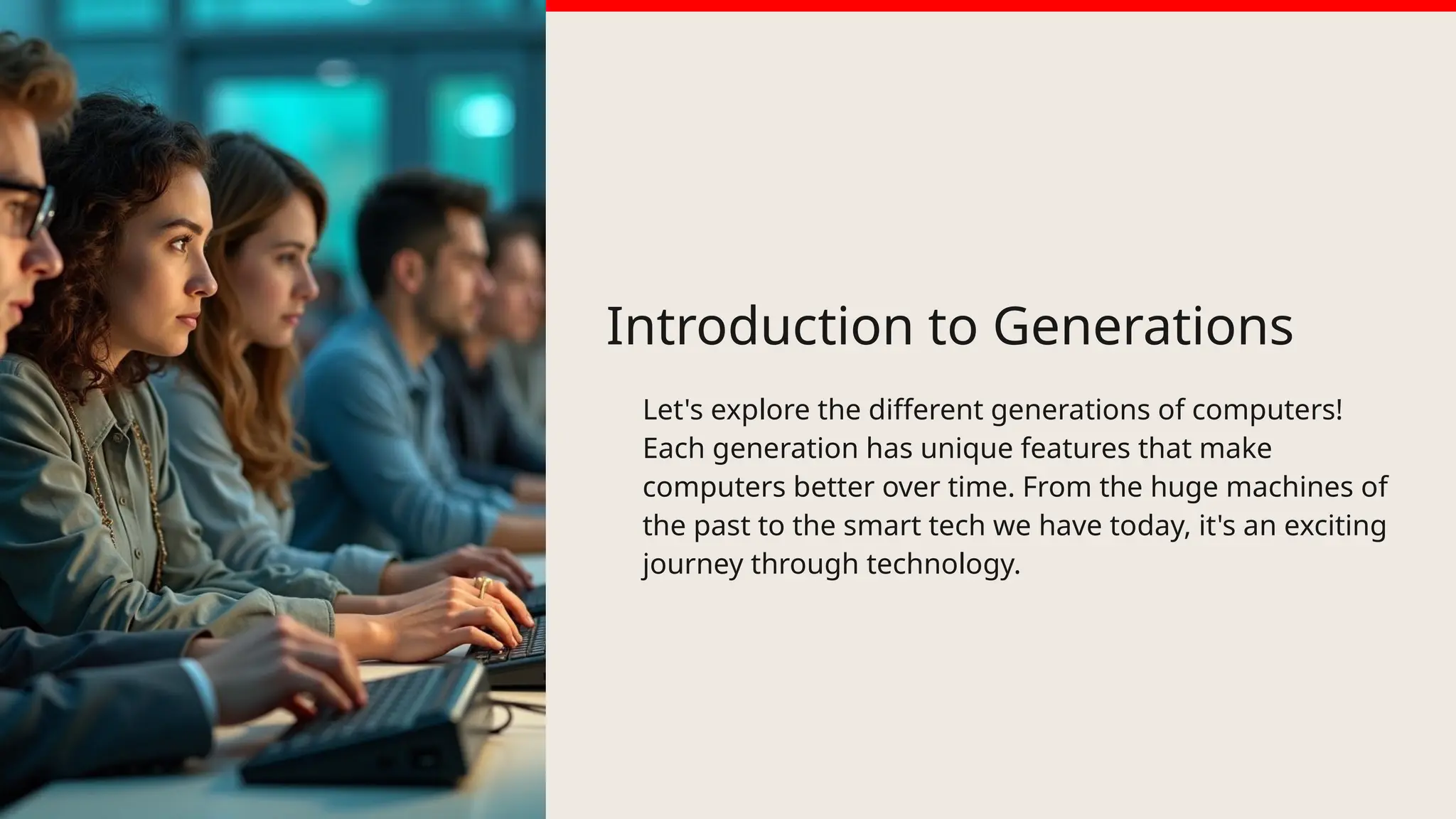 The 5 Generations of Computer something is hter | PPTX