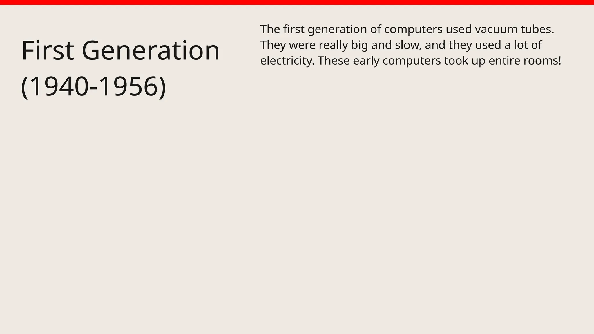 The 5 Generations of Computer something is hter | PPTX