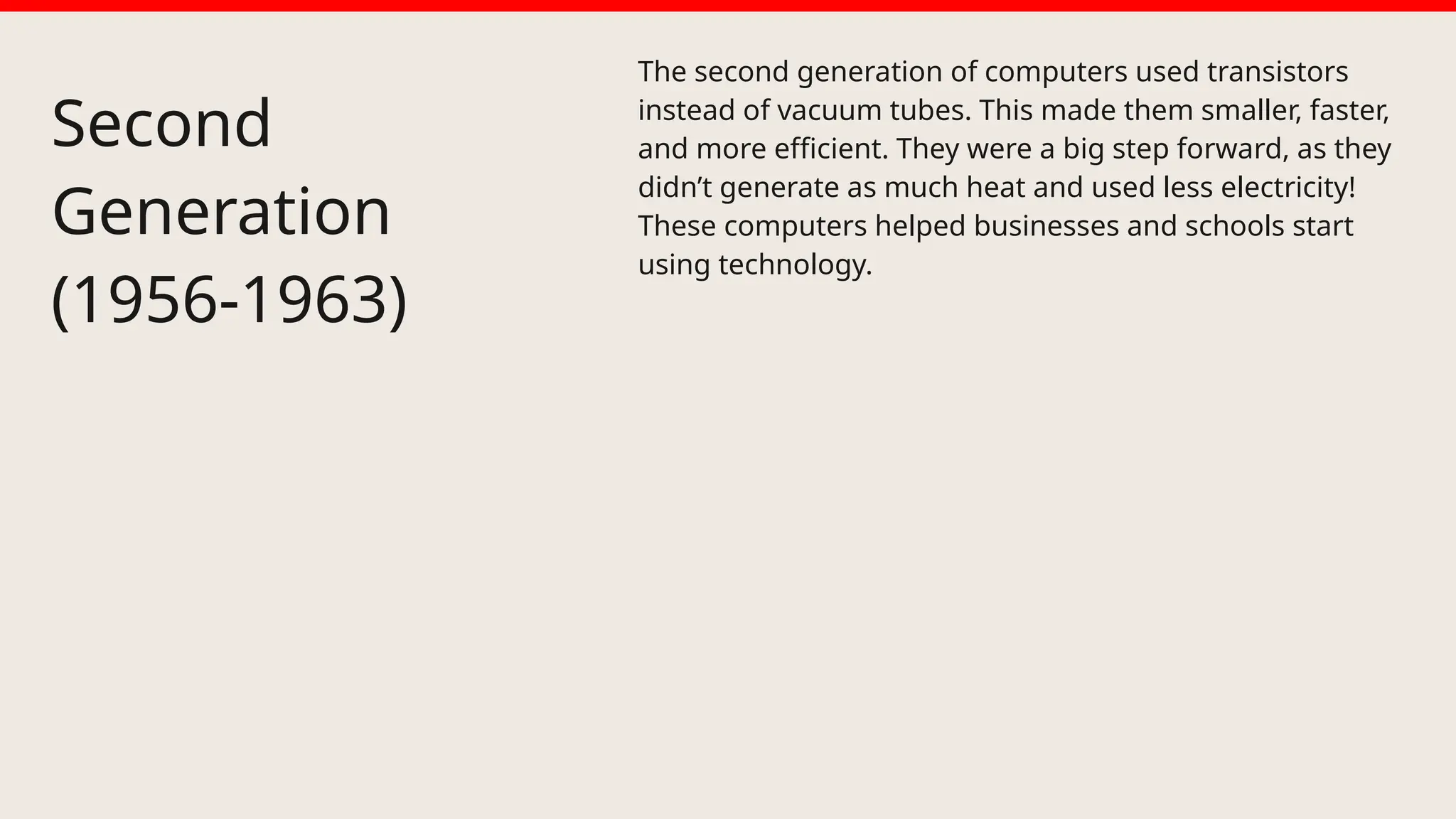 The 5 Generations of Computer something is hter | PPTX