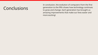 The 5 Generations of Computer something is hter | PPTX