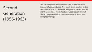 The 5 Generations of Computer something is hter | PPTX