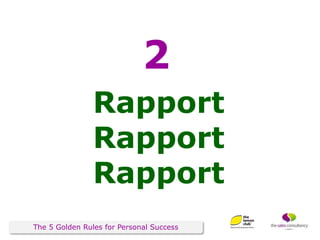 The 5 golden rules for personal success | PPTX