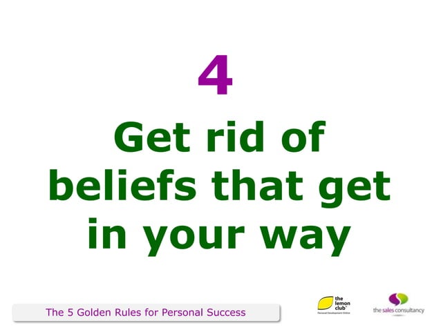 The 5 golden rules for personal success | PPT